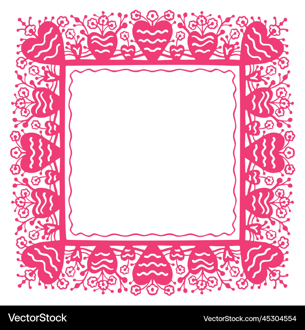 Monochrome frames in retro style Royalty Free Vector Image