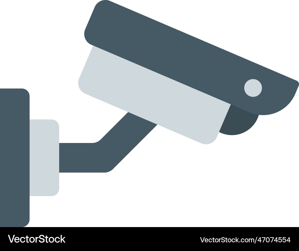 Security camera icon image suitable Royalty Free Vector