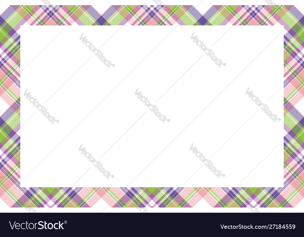 Rectangle borders and frames border pattern Vector Image