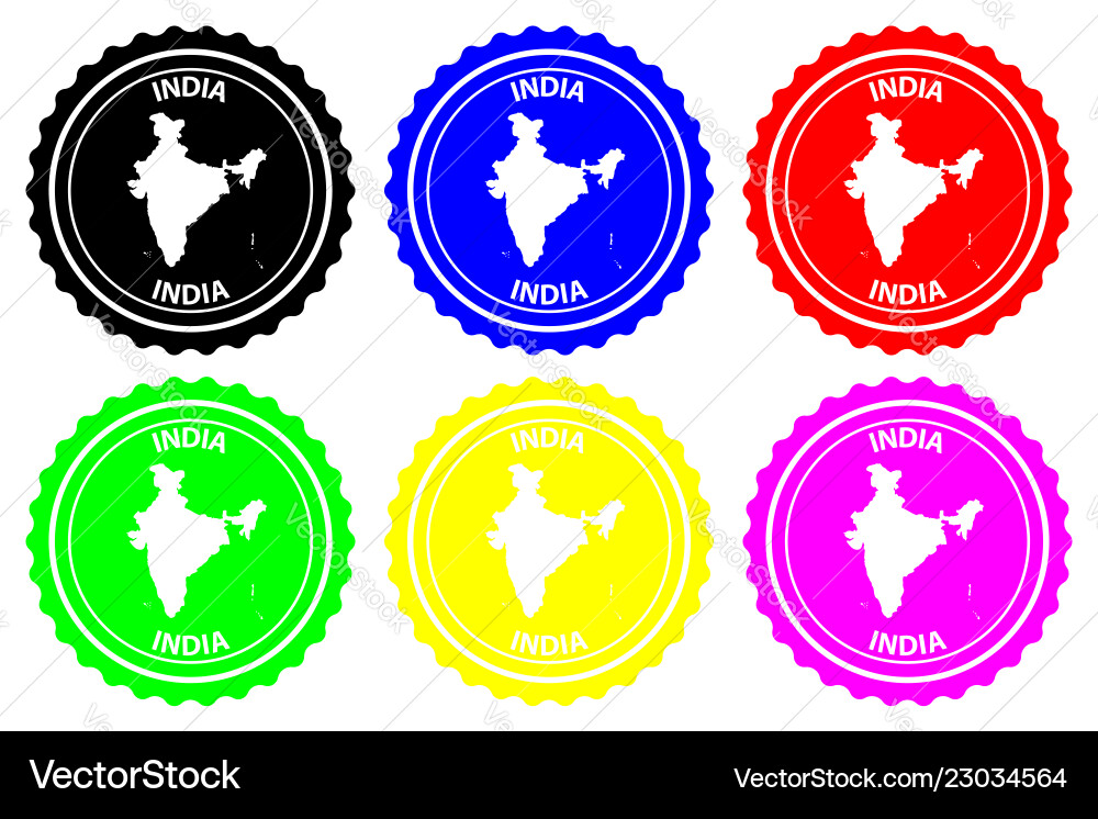India rubber stamp Royalty Free Vector Image - VectorStock