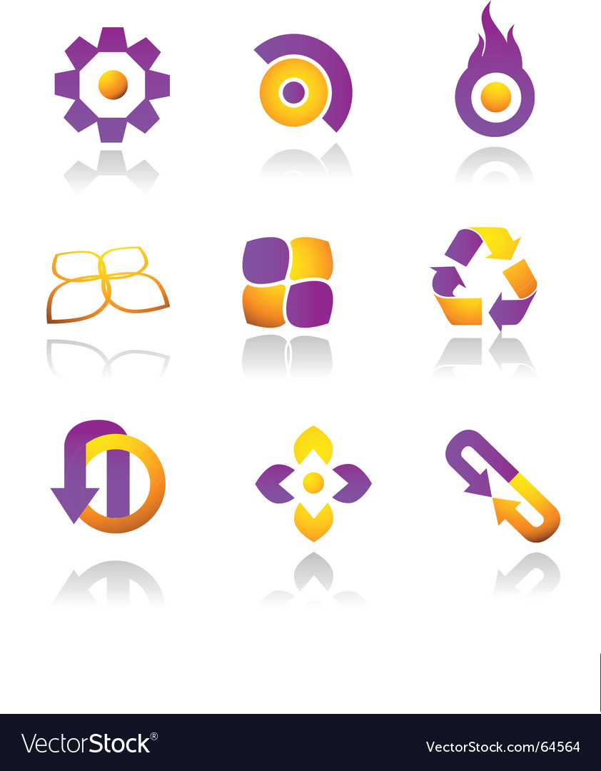 Logo elements Royalty Free Vector Image - VectorStock