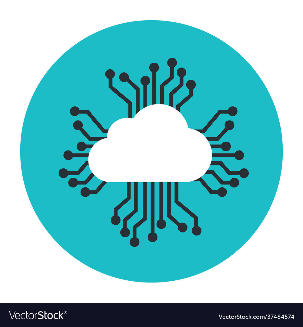 Cloud network Royalty Free Vector Image - VectorStock