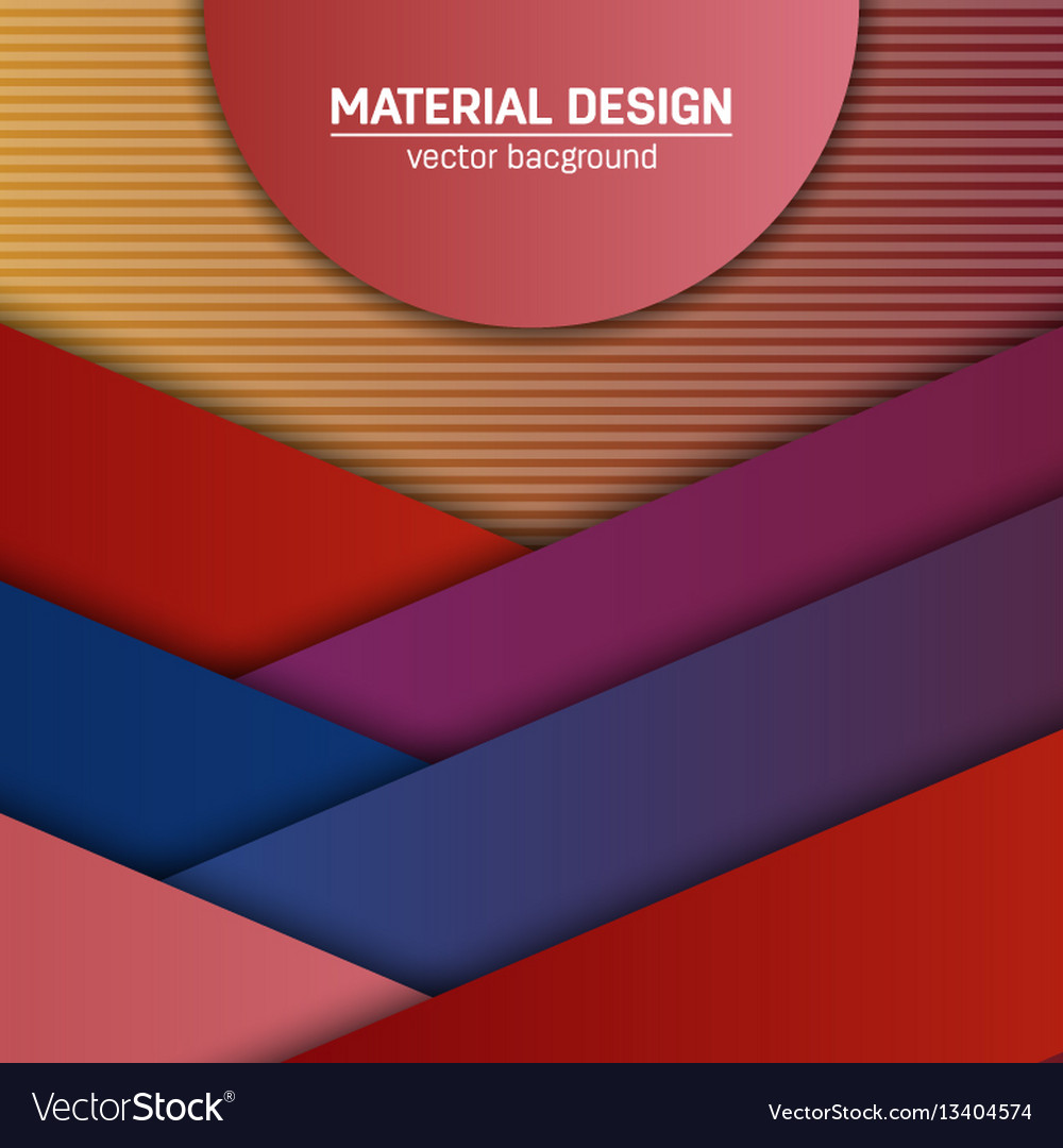 Material design background abstract Royalty Free Vector