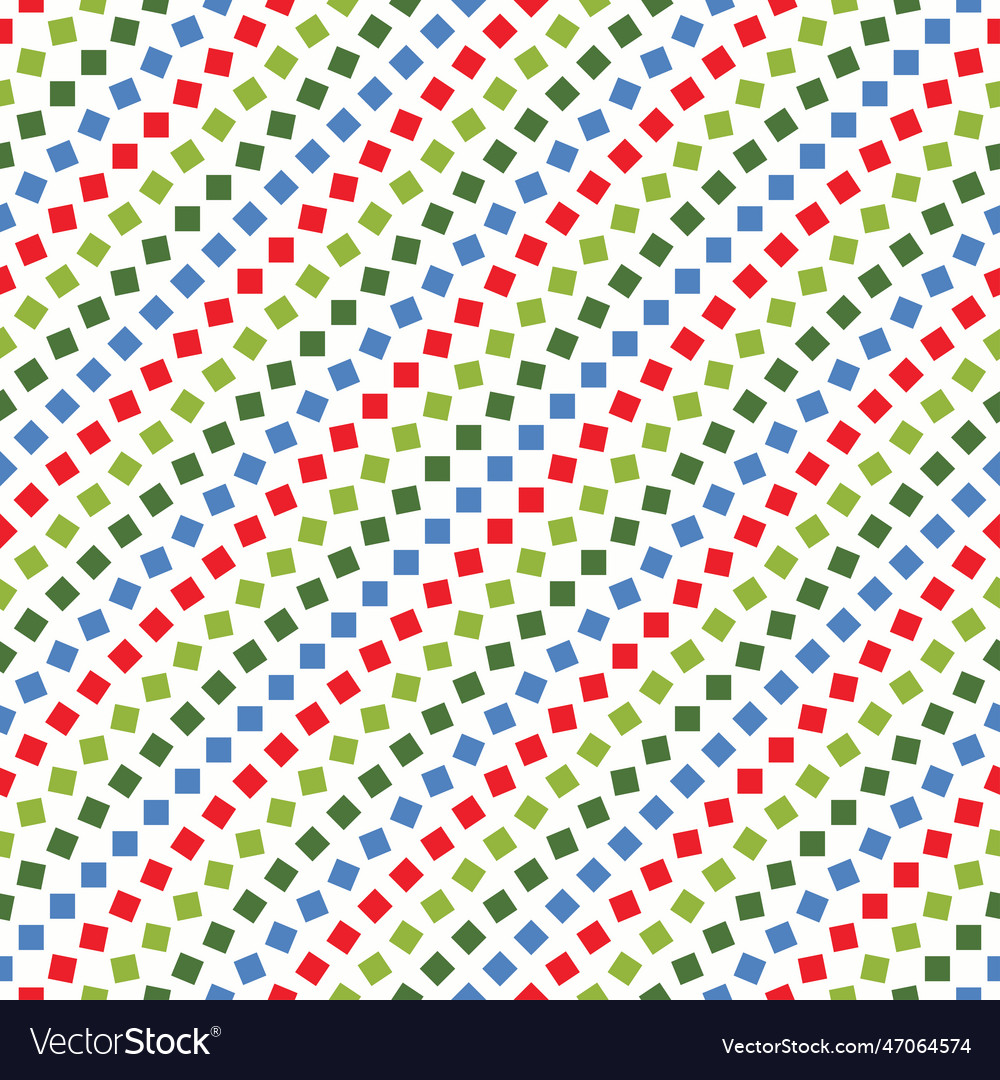 Multicolor square dots textured pattern Royalty Free Vector