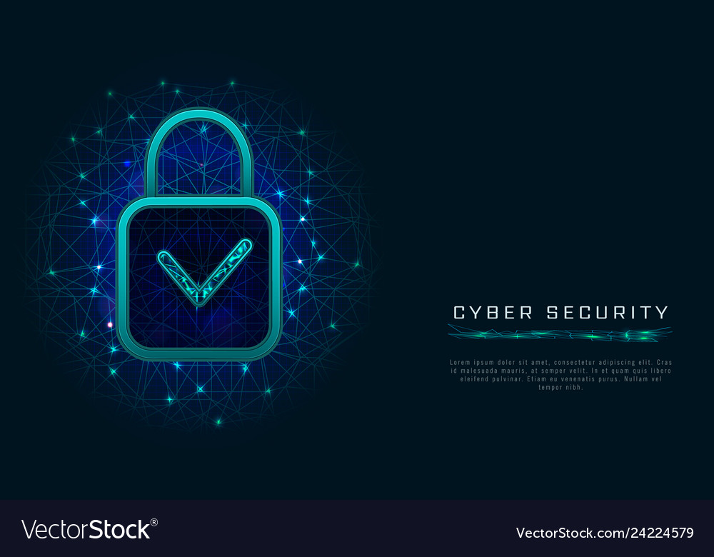 Data protection privacy concept with digital Vector Image Data protection privacy concept with digital Vector Image