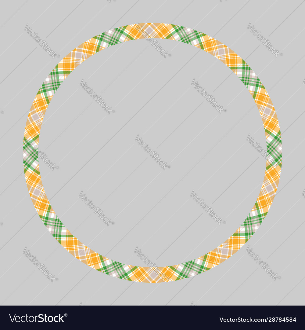 Circle borders and frames round border pattern Vector Image