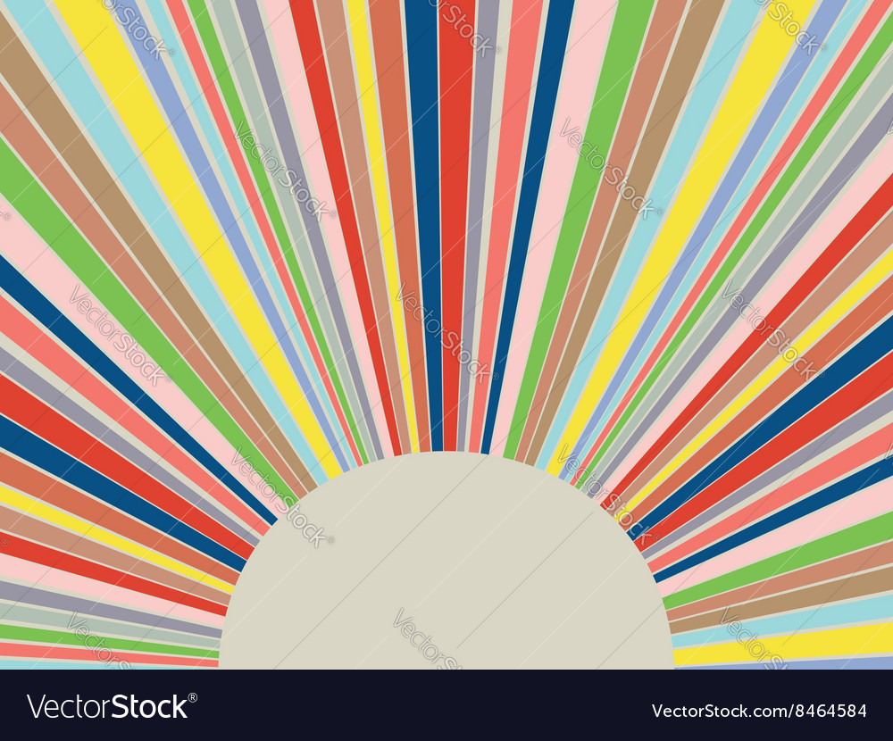 Colorful rays background Royalty Free Vector Image
