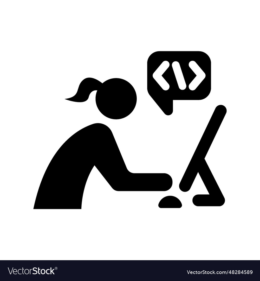 Developer icon Royalty Free Vector Image - VectorStock