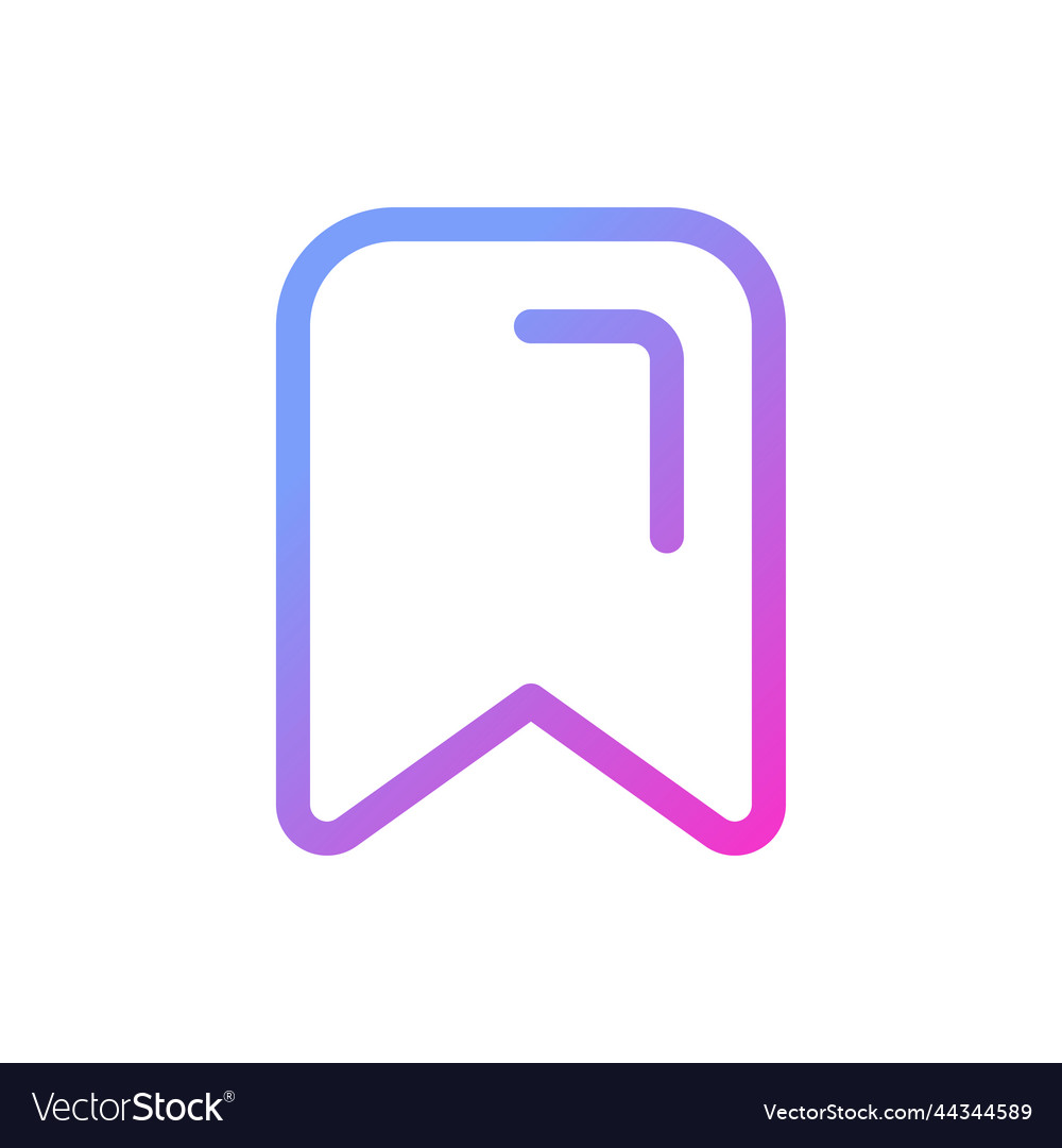 Marked content pixel perfect gradient linear ui Vector Image