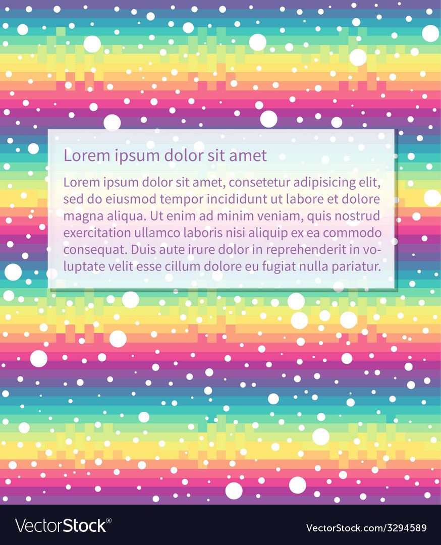 Rainbow text Royalty Free Vector Image - VectorStock