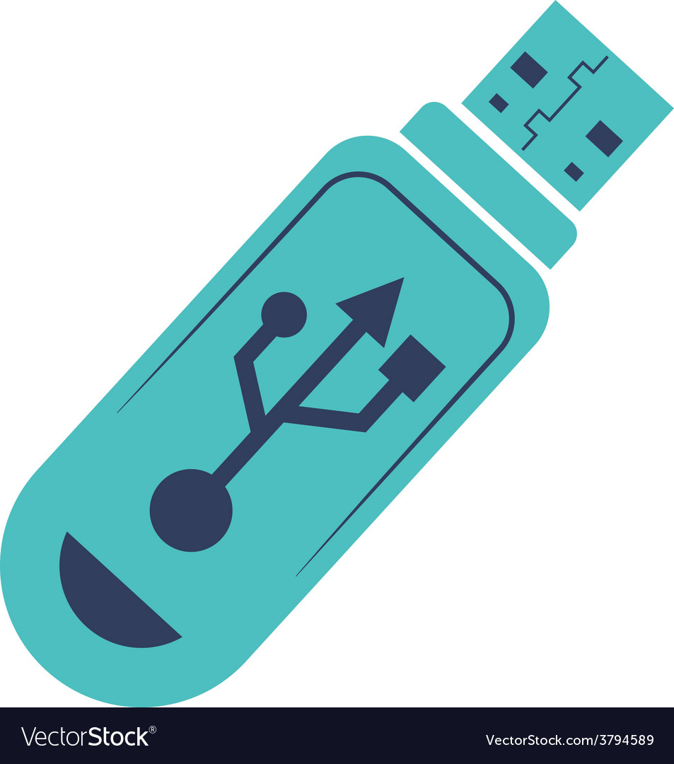 Usb connection Royalty Free Vector Image - VectorStock