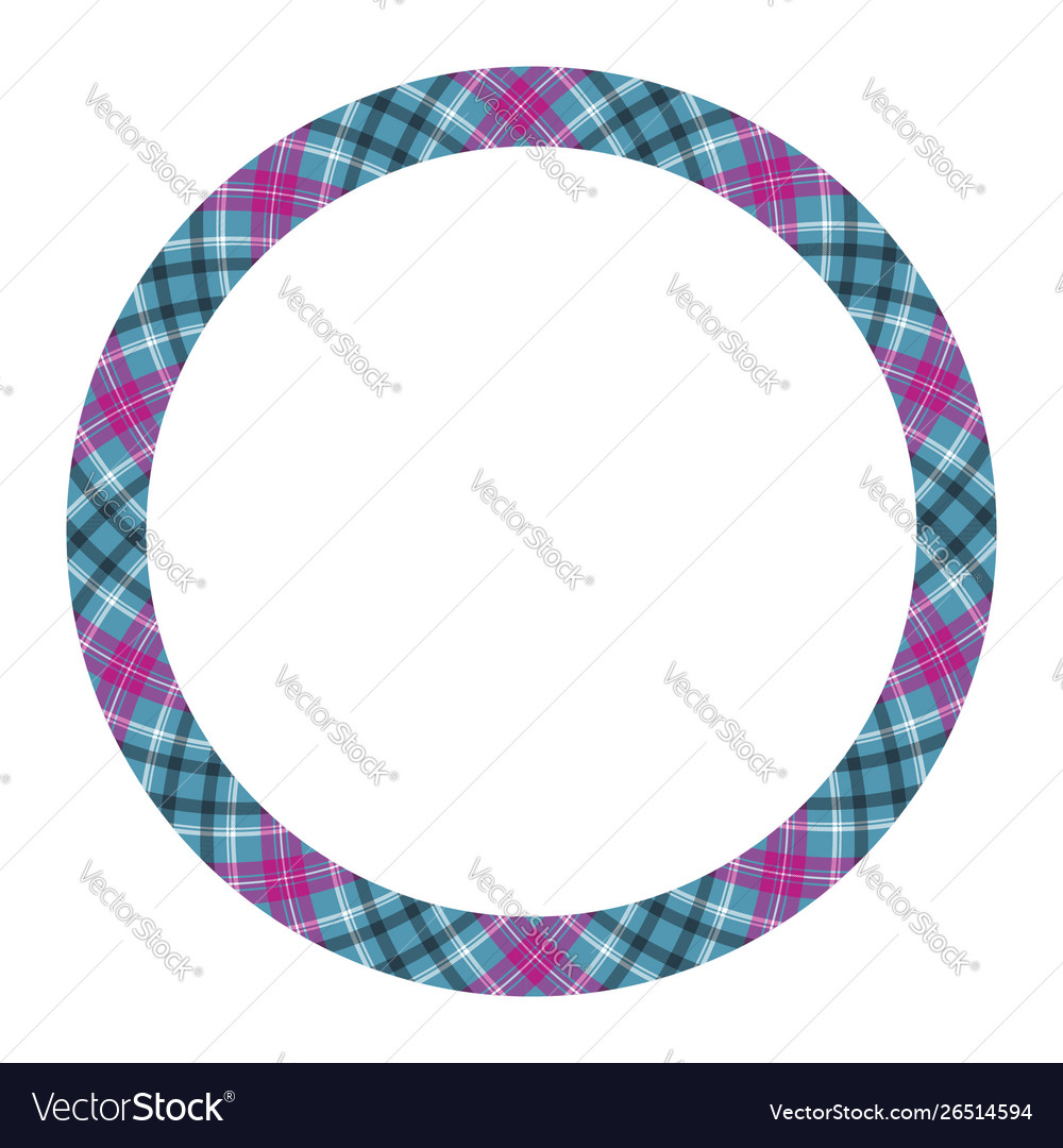 Circle borders and frames round border pattern Vector Image