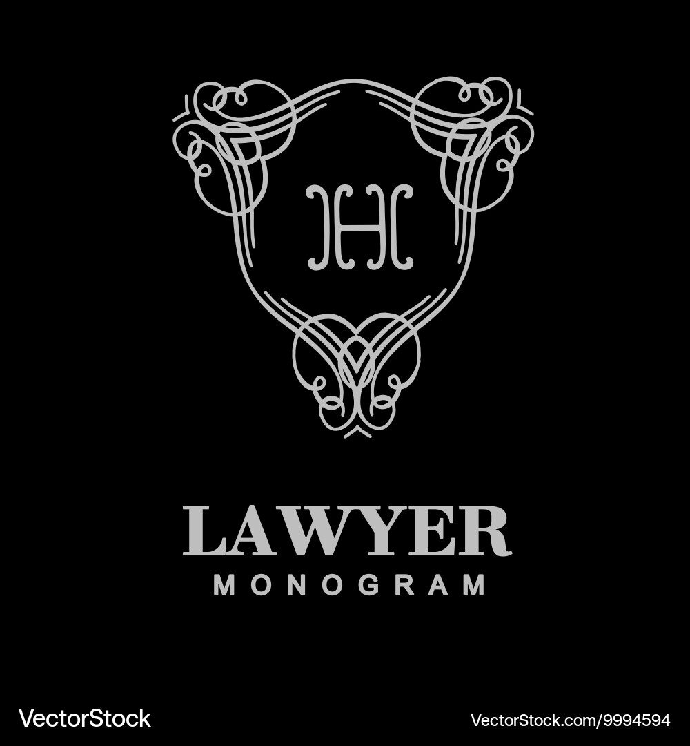 Set of monogram logo template Royalty Free Vector Image