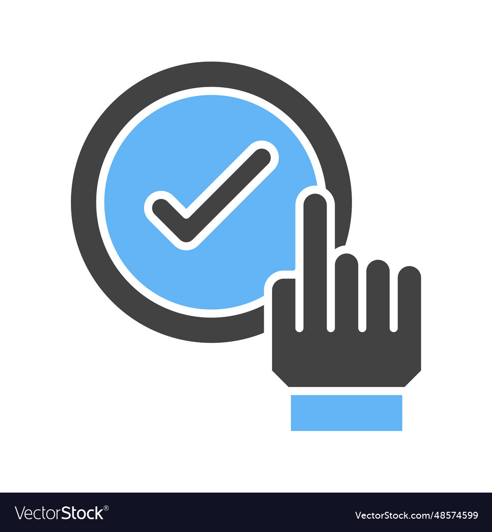 Checkmark icon image Royalty Free Vector Image
