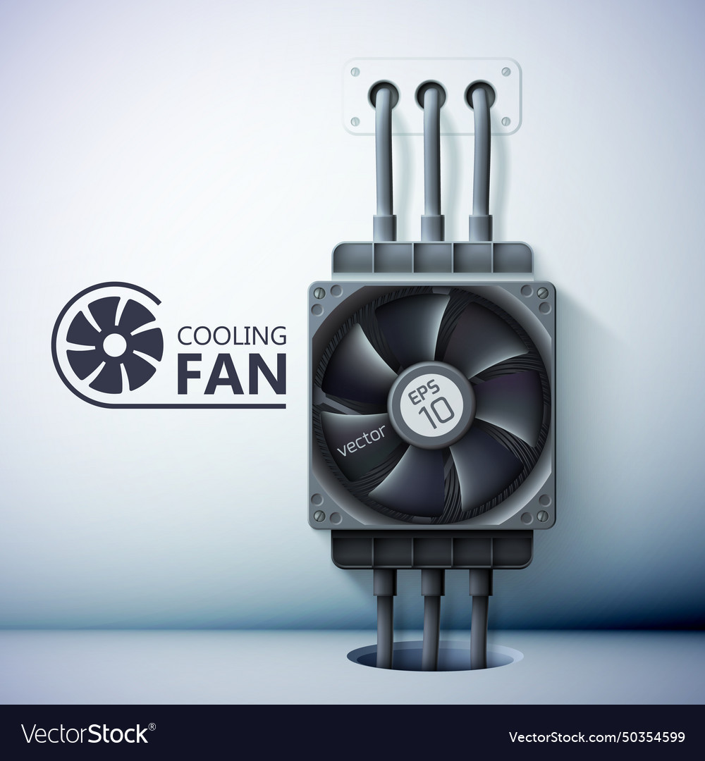 Cooling ventilation template Royalty Free Vector Image