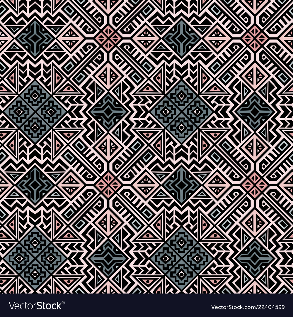 Creative geometric seamless pattern Royalty Free Vector