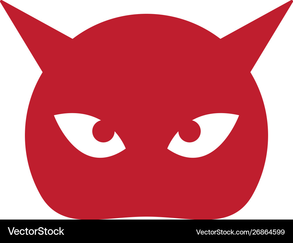 Devil logo Royalty Free Vector Image - VectorStock
