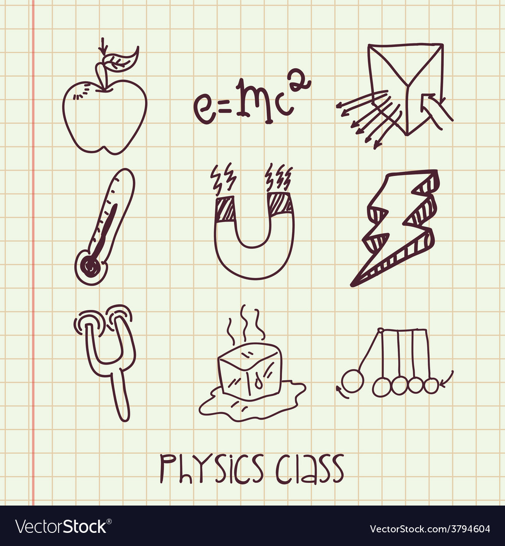 Physics class Royalty Free Vector Image - VectorStock