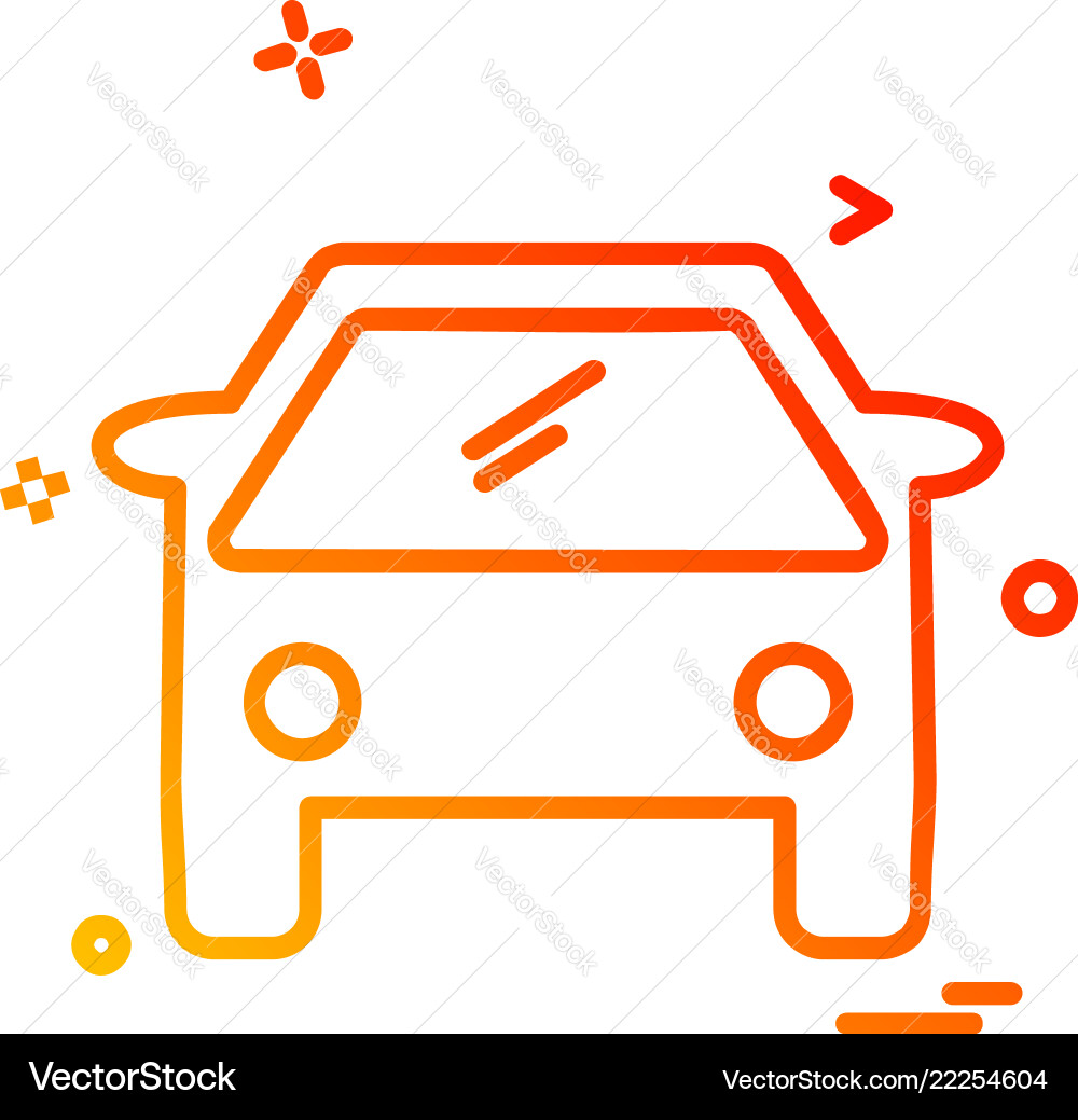 Vehicle icon design Royalty Free Vector Image - VectorStock