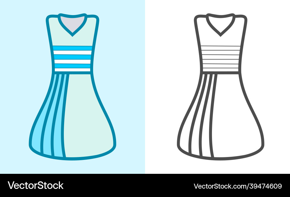 Doodle hand drawing with kid clothes Royalty Free Vector