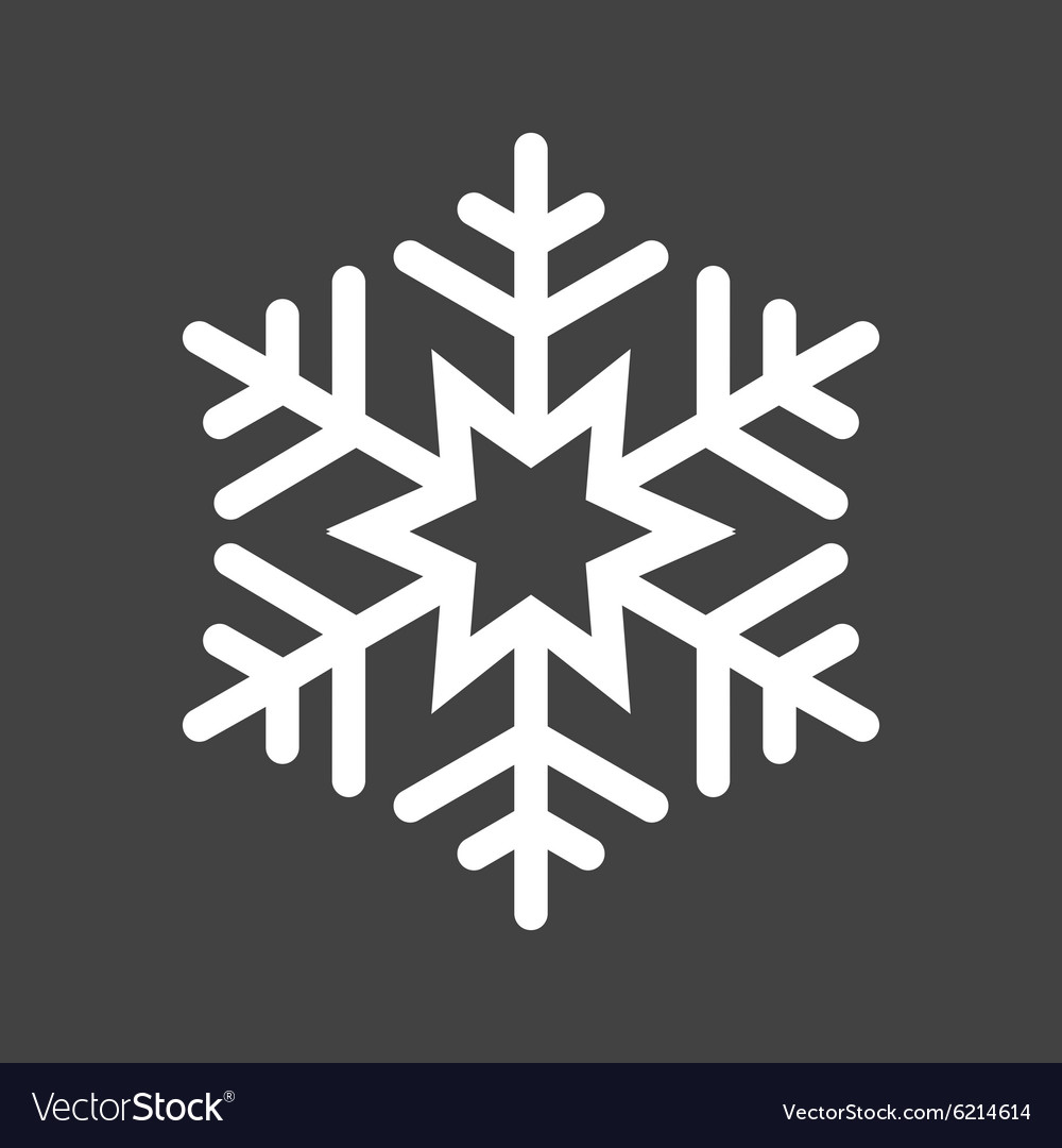 Snowflake Royalty Free Vector Image - VectorStock