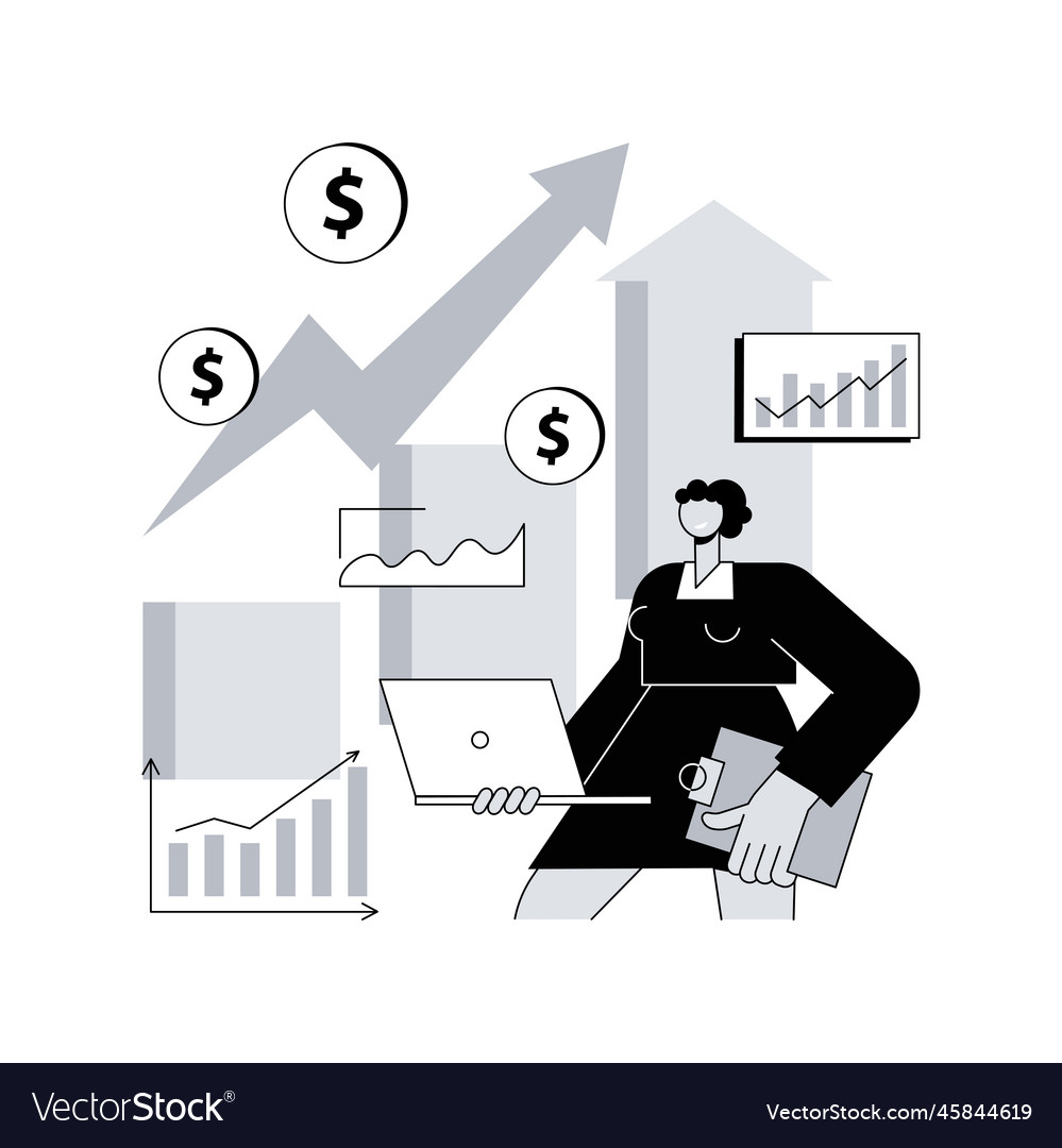 Sales Forecasting Abstract Concept Royalty Free Vector Image