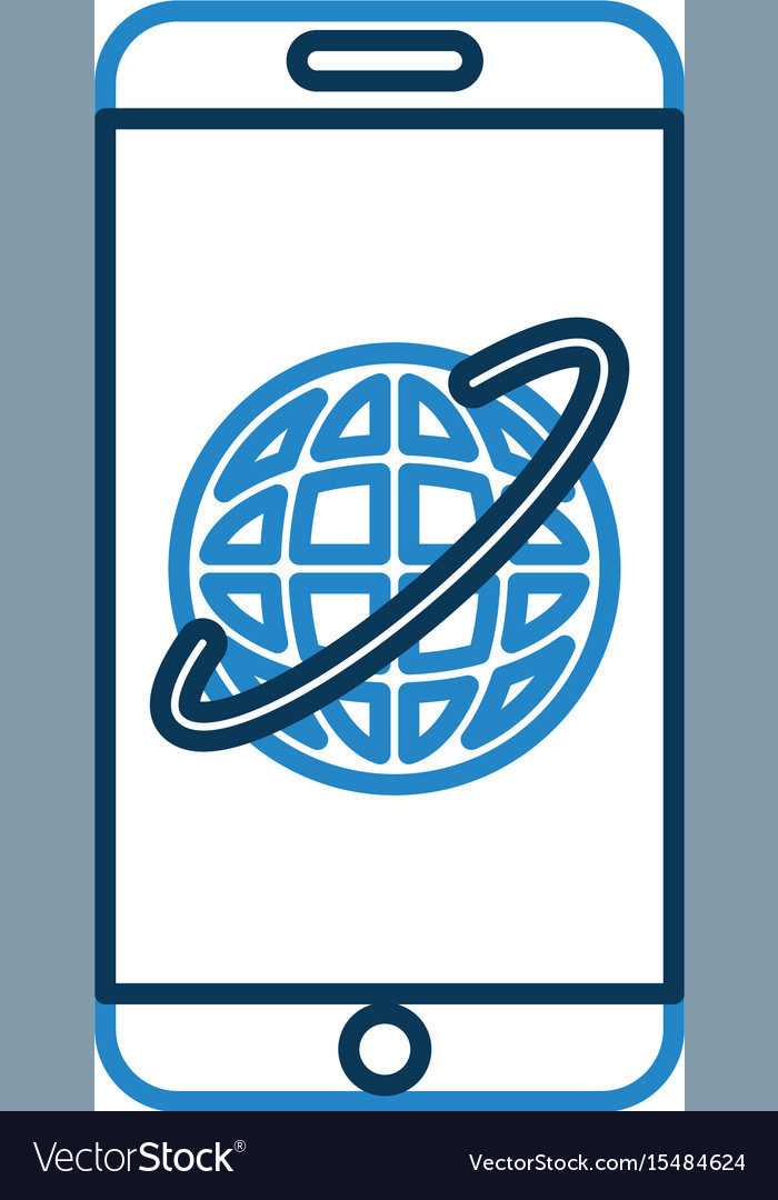 Cellular connection technological information Vector Image