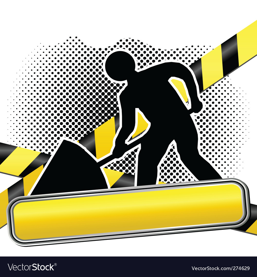 Men at work background Royalty Free Vector Image