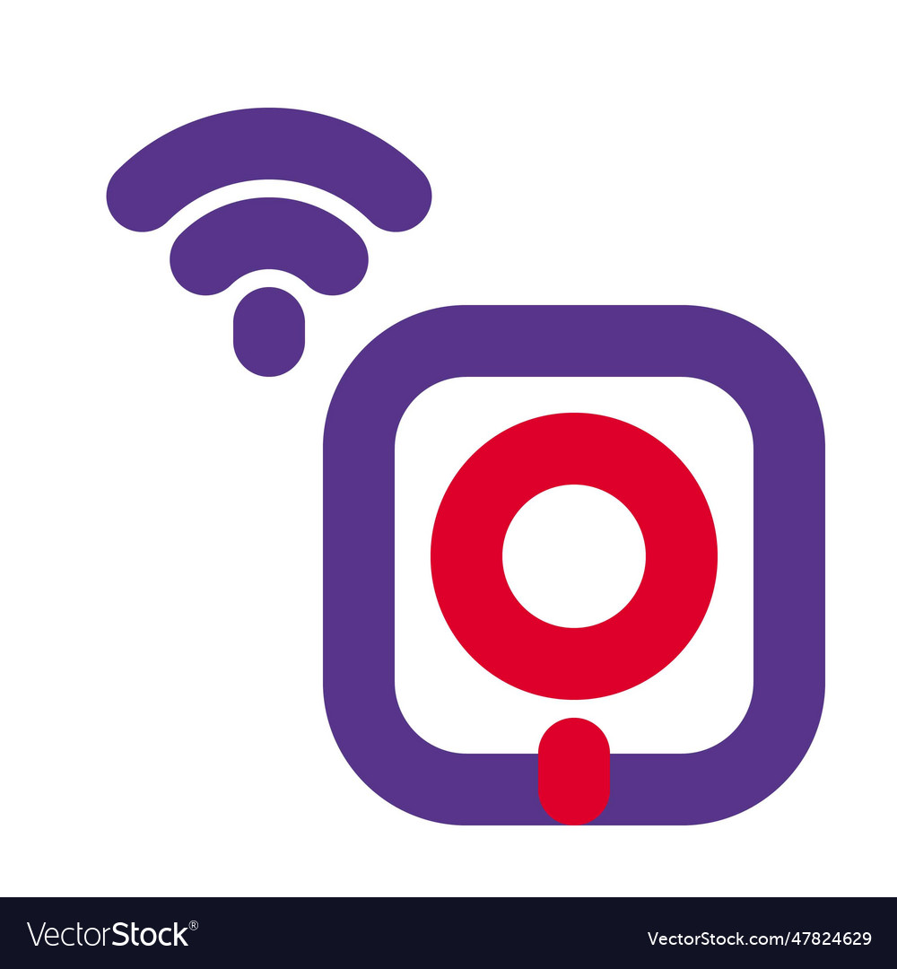 Wireless mounted motion sensor for tracking Vector Image