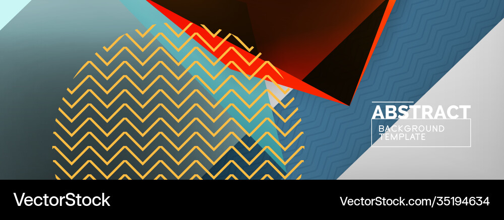 Low poly 3d geometric shapes minimal abstract Vector Image