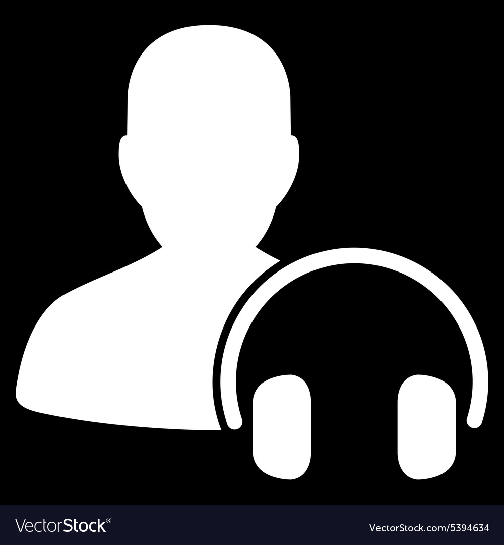 Operator icon from commerce set Royalty Free Vector Image