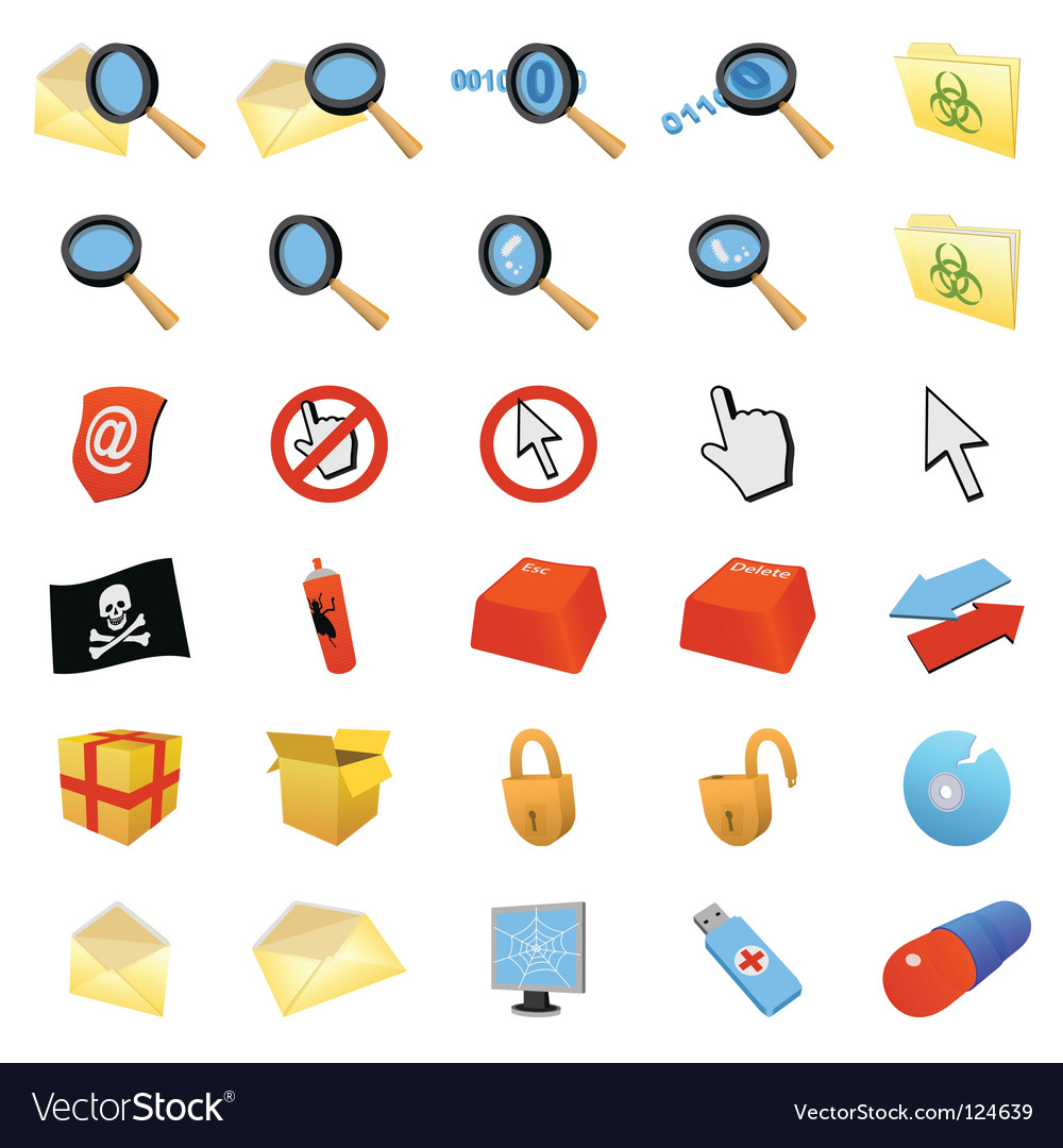 Computer security Royalty Free Vector Image - VectorStock