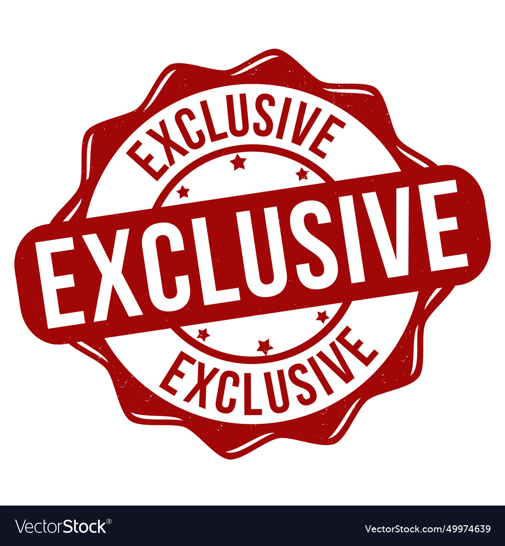 Exclusive grunge rubber stamp Royalty Free Vector Image Exclusive grunge rubber stamp Royalty Free Vector Image