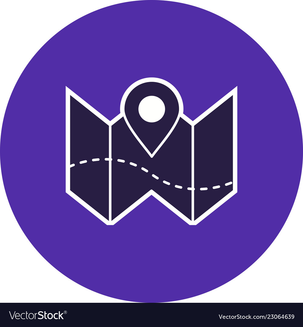 Plan map icon Royalty Free Vector Image - VectorStock