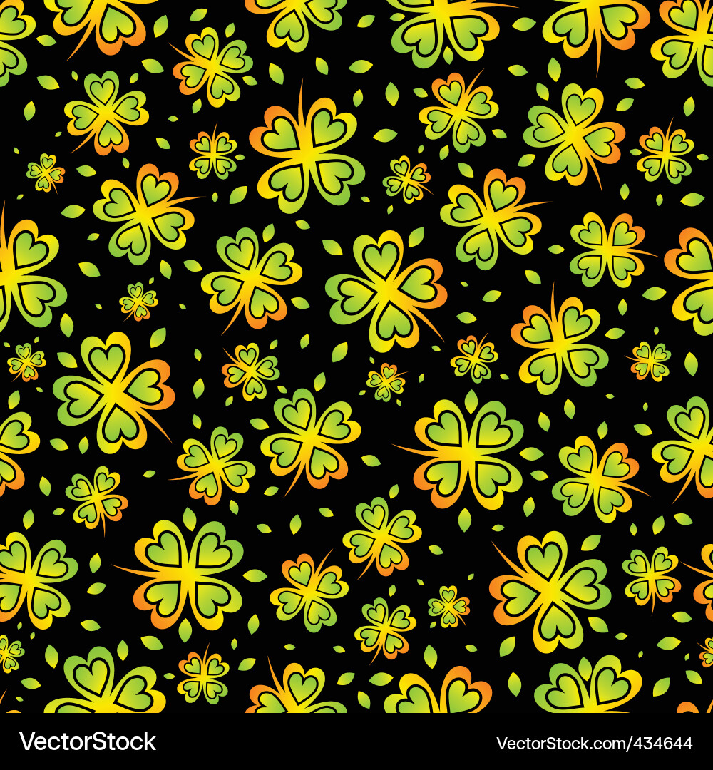 St patricks day clover Royalty Free Vector Image