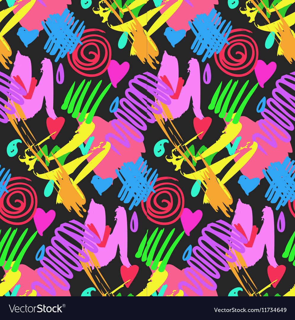 Abstract background seamless pattern Royalty Free Vector