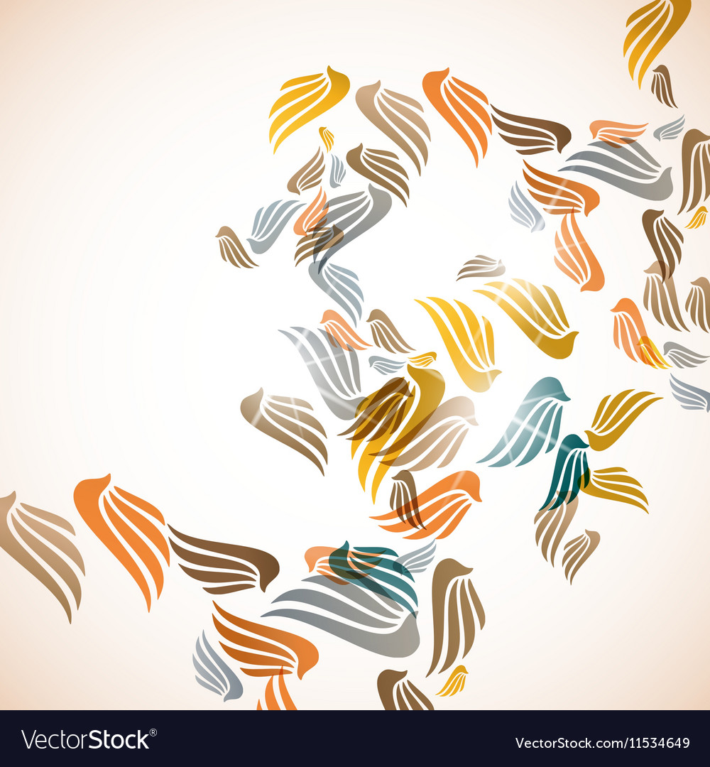 Abstract background wing Royalty Free Vector Image