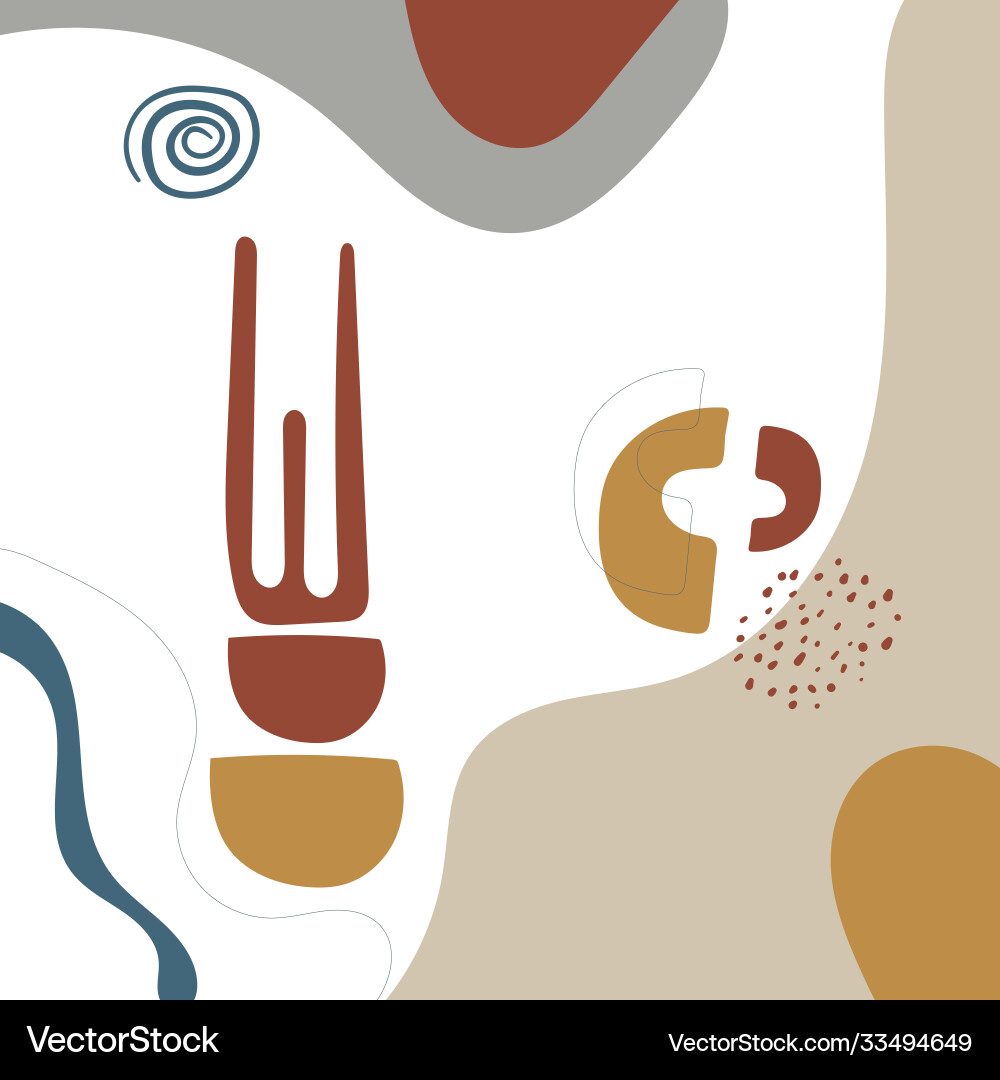 Abstract background with shapes Royalty Free Vector Image