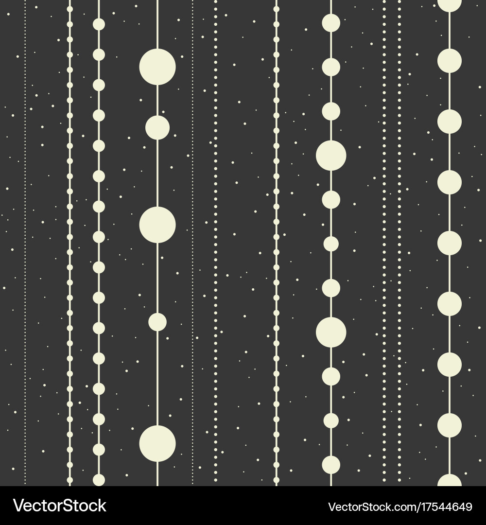 Seamless pattern of chains from christmas Vector Image