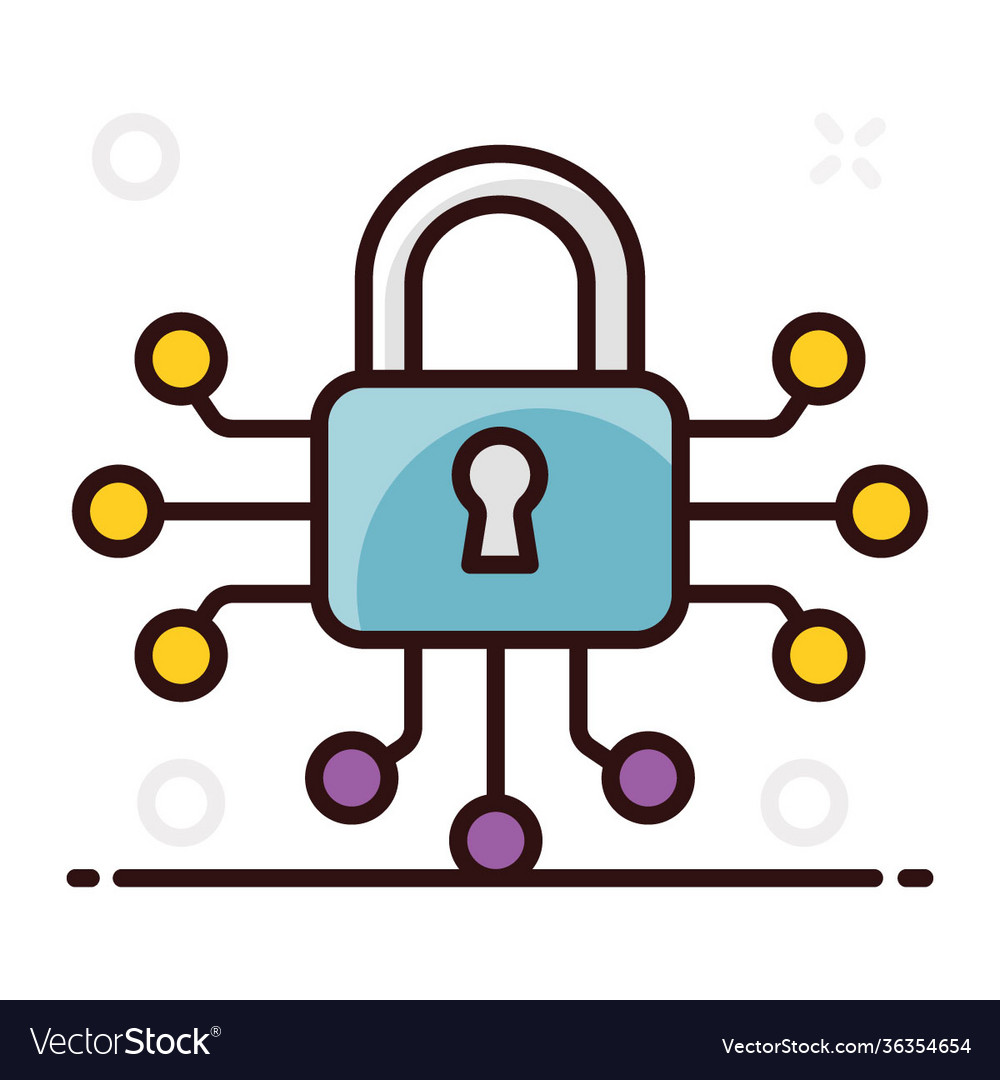 Bitcoin encryption Royalty Free Vector Image - VectorStock Bitcoin encryption Royalty Free Vector Image - VectorStock
