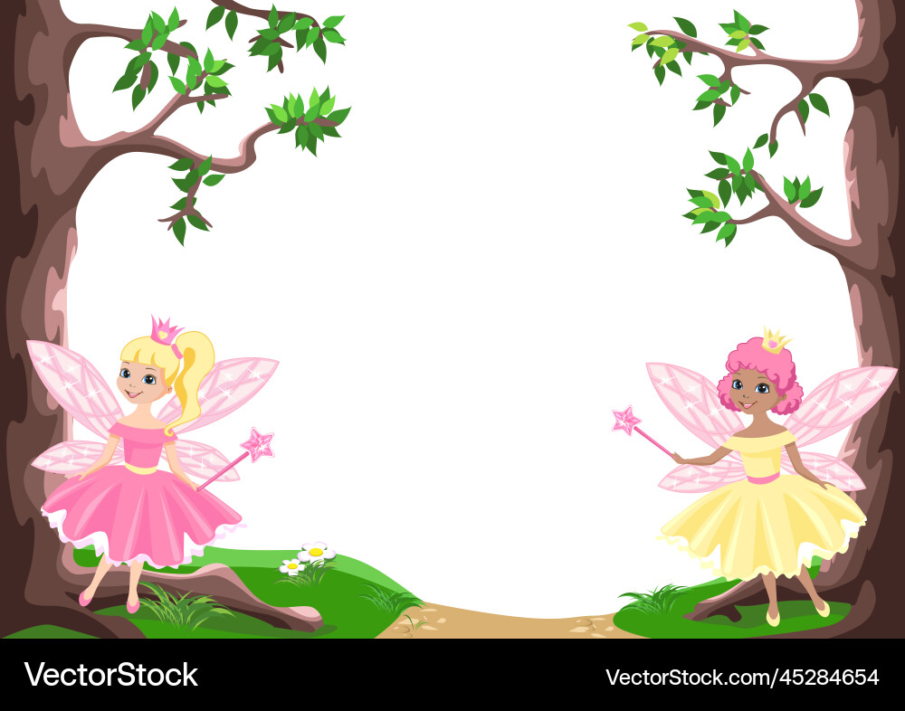 Fairy tale frame Royalty Free Vector Image - VectorStock