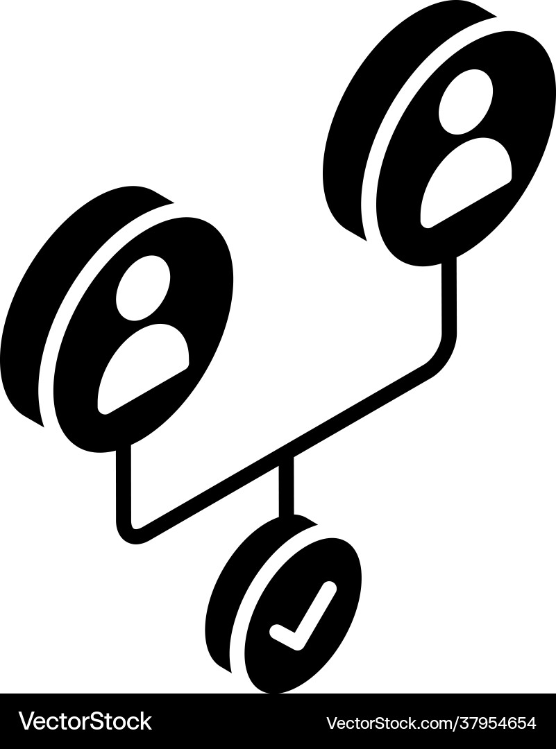 Verified network Royalty Free Vector Image - VectorStock