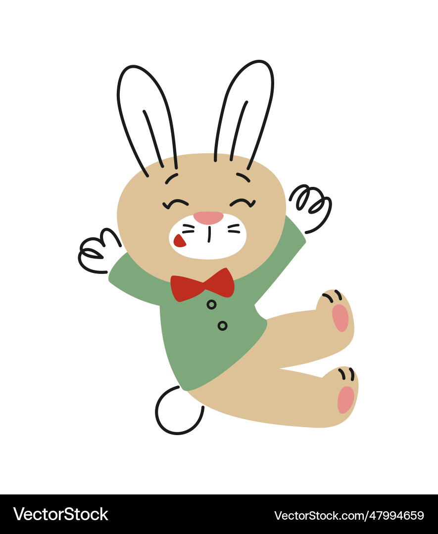 Cute smiling animal Royalty Free Vector Image - VectorStock