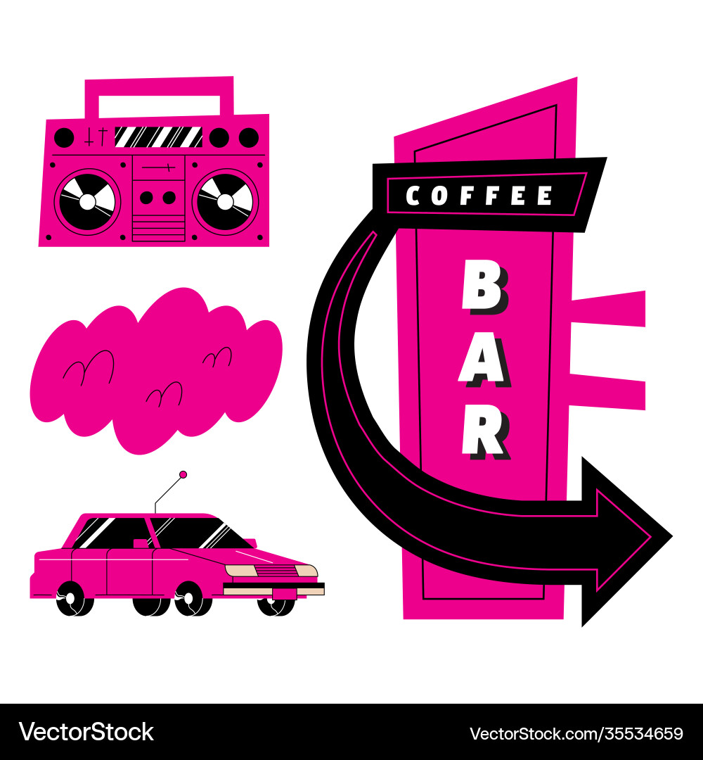 Urban and city icon set design Royalty Free Vector Image