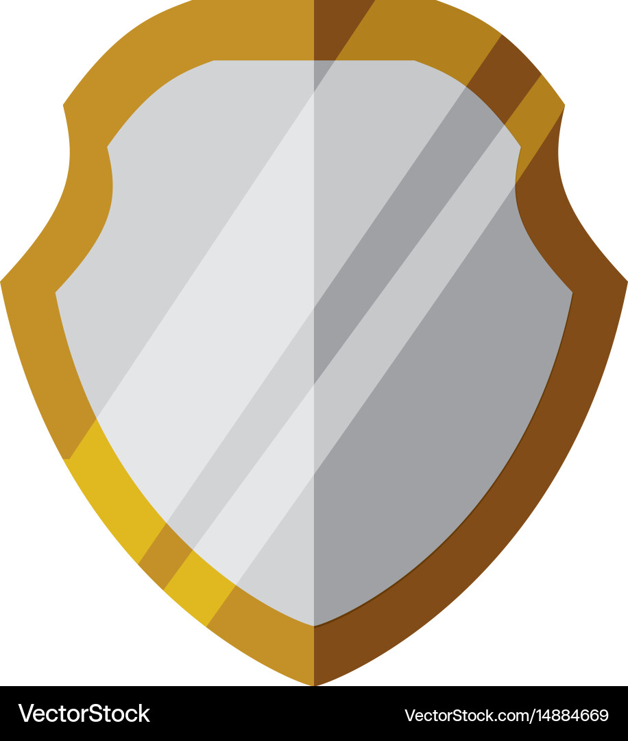 Badge security emblem Royalty Free Vector Image
