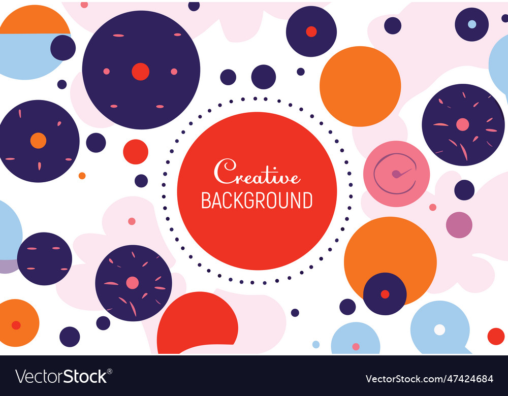 Pattern with abstract shapes Royalty Free Vector Image