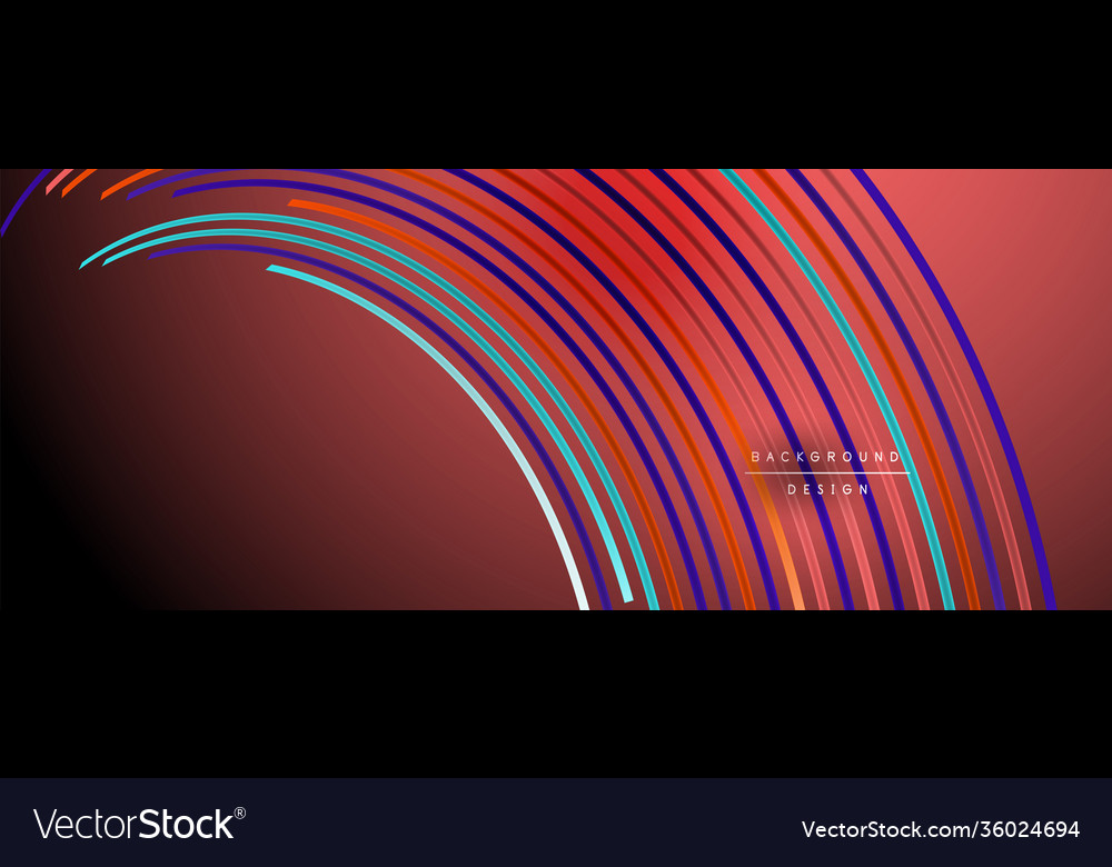 Abstract colorful lines background Royalty Free Vector Image