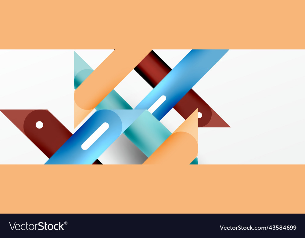 Background overlapping lines dynamic Royalty Free Vector