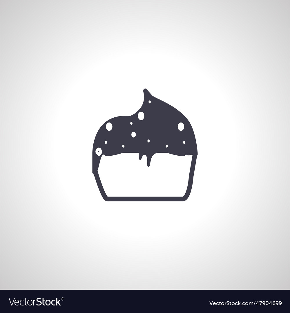 Cupcake Icon Cake Icon Muffin Cup Cake Icon Vector Image
