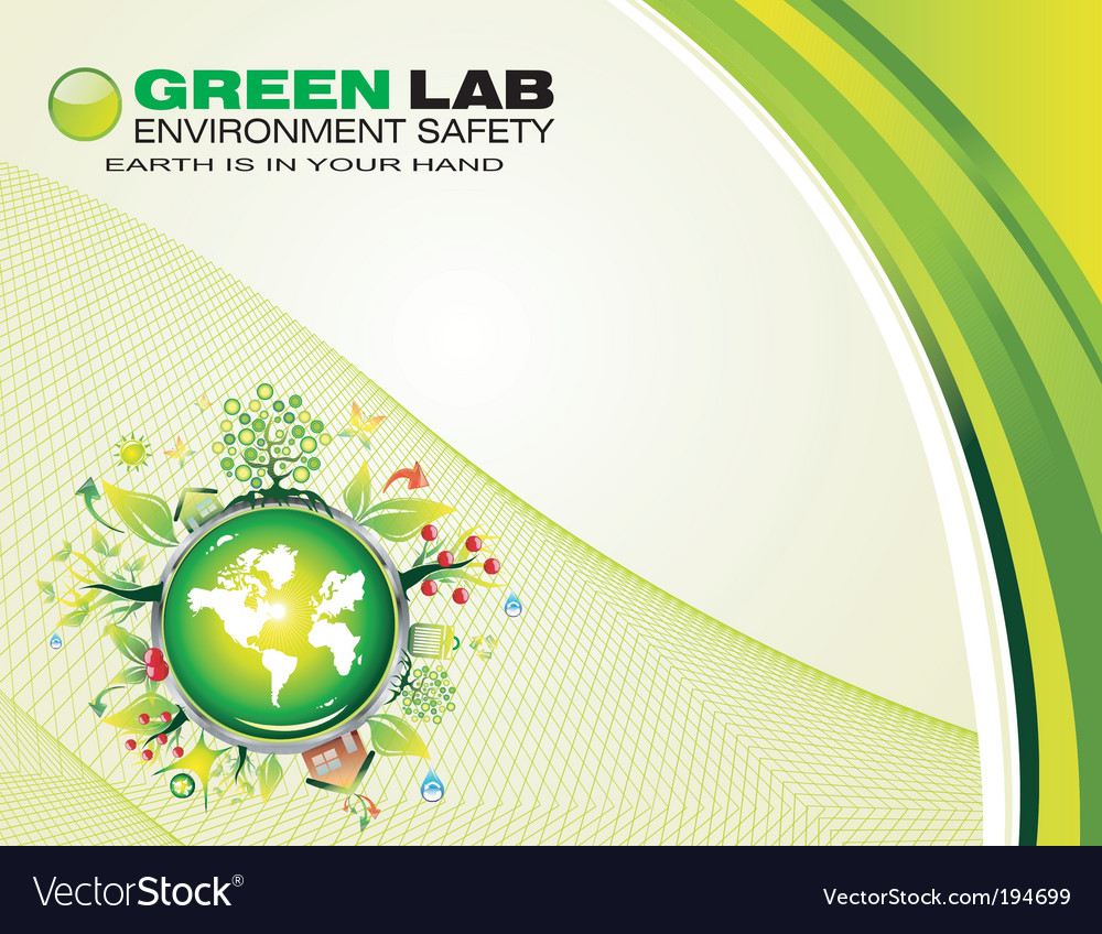 Environment background Royalty Free Vector Image